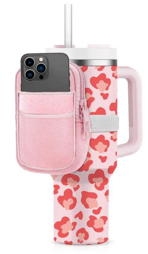 Tumbler Backpack Pouch Belt Bag - Light Pink| Bones and Rattles Boutique