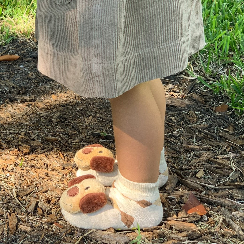 Baby Rattle Socks - Green Frog by Boogie Toes| Bones and Rattles Boutique